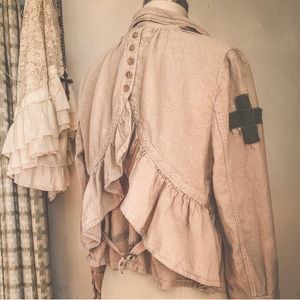 Vintage 316 | Jackets & Coats | Sold Old World Linen Jacket | Poshmark